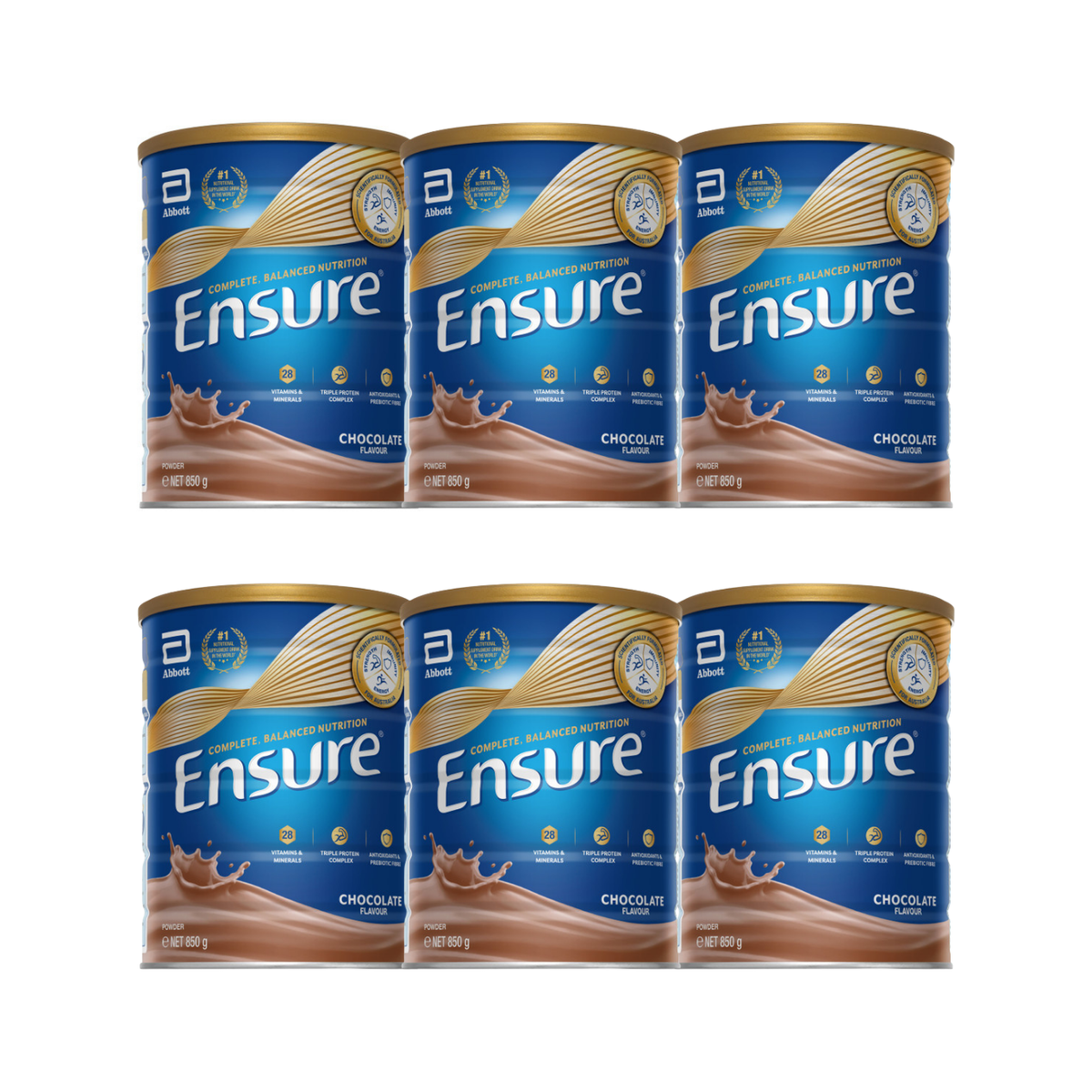Ensure Powder Chocolate 850g X 6 BUNDLE – Regents Park Pharmacy ONLINE