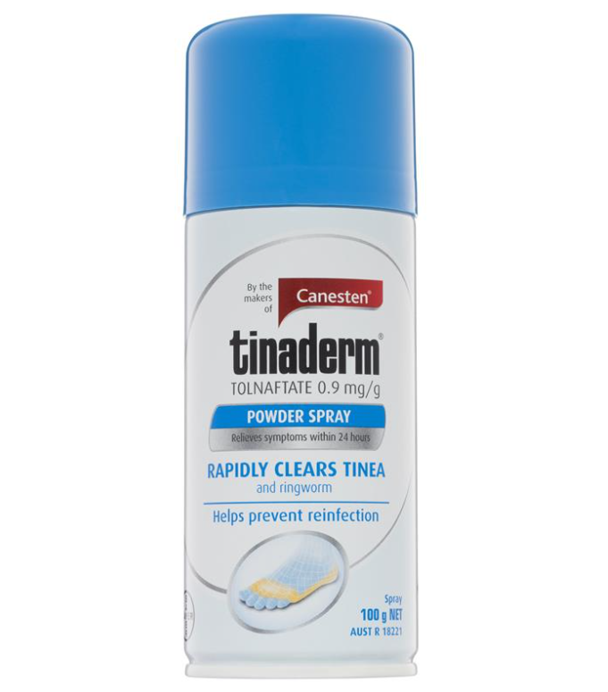 Canesten Tinaderm Powder Spray 100g (EXP: 30/08/2025) – Regents Park ...