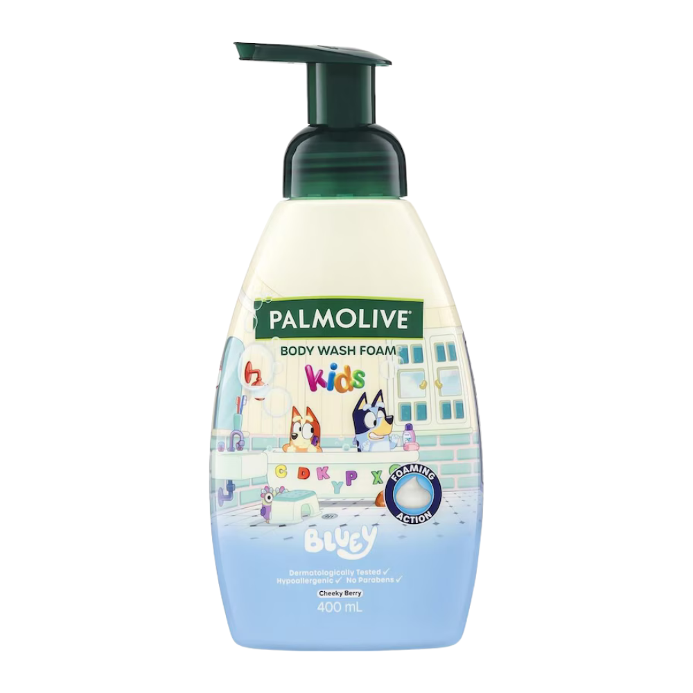 Palmolive Bluey Kids Body Wash Foam Cheeky Berry 400mL – Regents Park ...