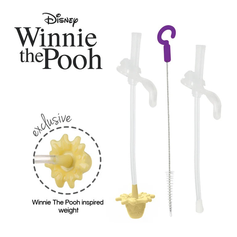 B.Box Sippy Cup Replacement Straws + Cleaner - Winnie the Pooh 6m ...