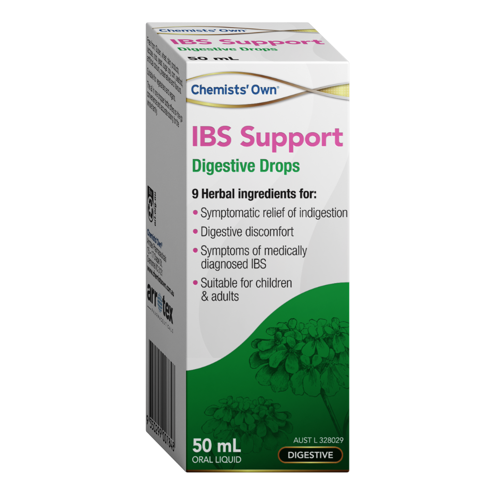 Chemists' Own IBS Support Digestive Drops 50mL – Regents Park Pharmacy ...