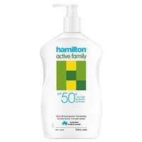 Hamilton Active Family SPF 50+ Sunscreen 500mL – Regents Park Pharmacy ...
