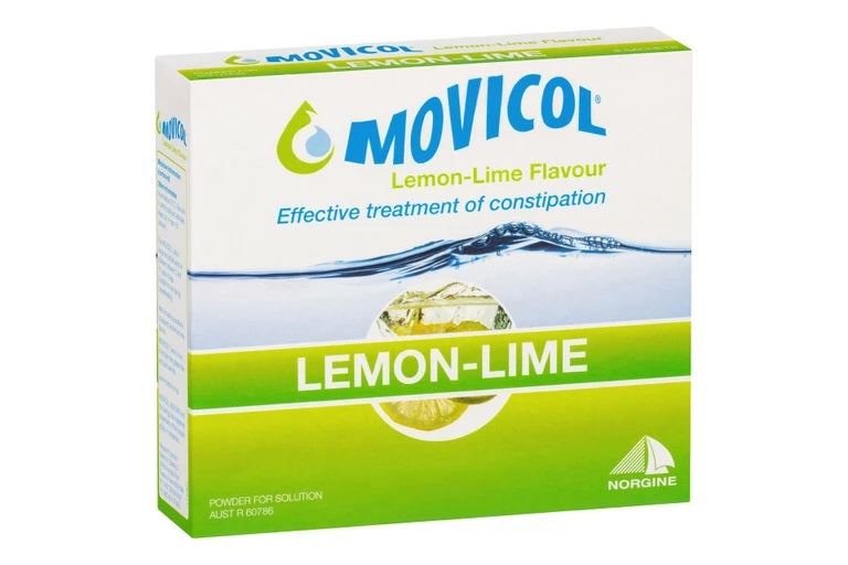 Movicol Lemon-Lime Flavour 10 Satchets – Regents Park Pharmacy ONLINE