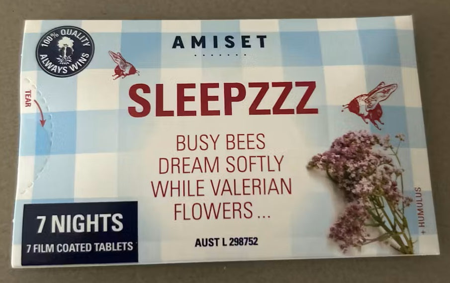 Sleepzzz 7 Nights Blister Pack, 7 Tablets – Regents Park Pharmacy ONLINE