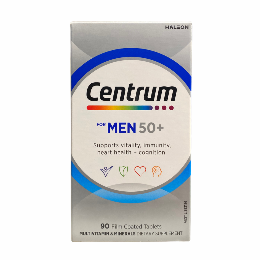 Centrum For Men 50+ 90 Tablets (EXP: 01/05/2026) – Regents Park ...