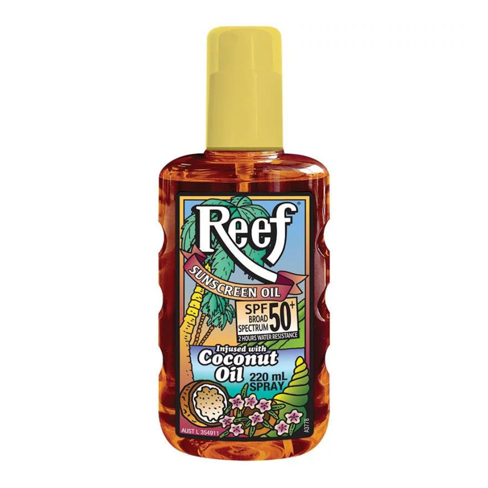 Reef Sunscreen Oil Spray SPF50+ 220mL – Regents Park Pharmacy ONLINE
