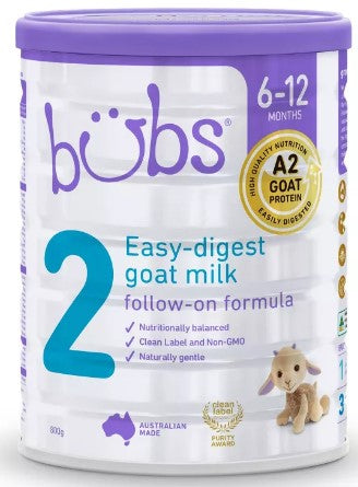 Bubs Advance Plus+ Goat Follow-On Formula Stage 2 800g – Regents Park ...