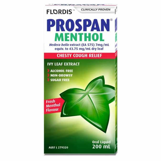 Prospan Chesty Cough Relief Menthol Flavour 200mL (EXP: 01/07/2026 ...