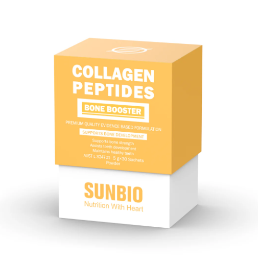 Sunbio Collagen Peptides Bone Booster 5g 30 Sachets – Regents Park ...
