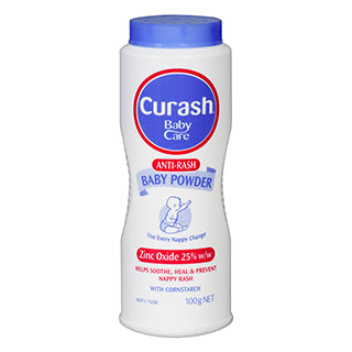 Curash Anti-Rash Baby Powder 100g – Regents Park Pharmacy ONLINE