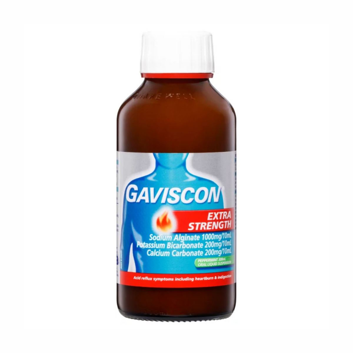 Gaviscon Extra Strength Oral Liquid Suspension Peppermint 300mL ...