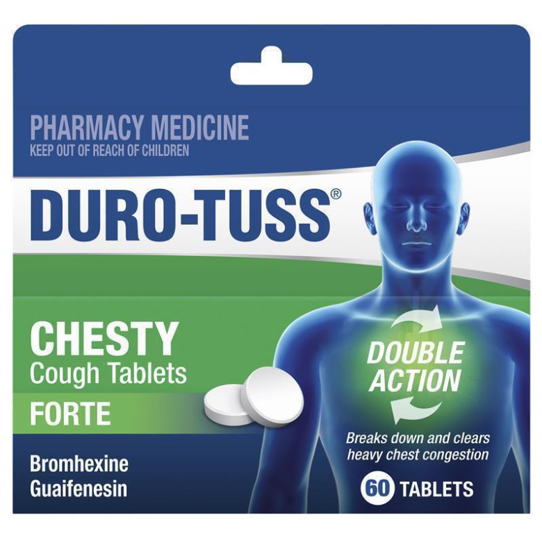 Duro-Tuss Chesty Forte 60 Tablets – Regents Park Pharmacy ONLINE