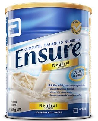 Ensure Powder Neutral 850g – Regents Park Pharmacy ONLINE