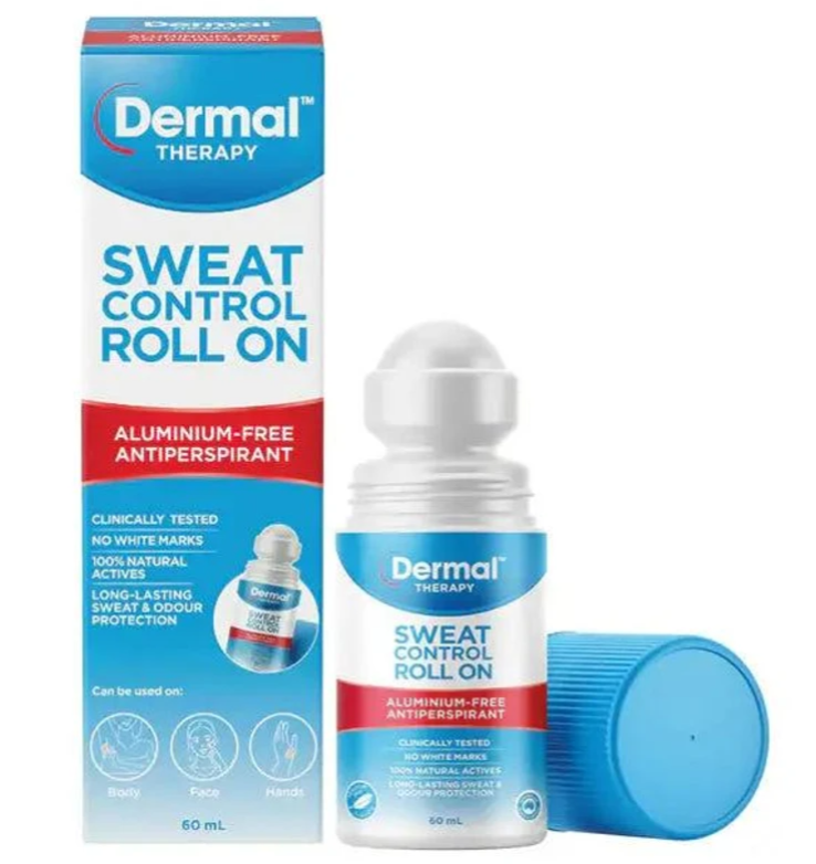 Dermal Sweat Control Roll On 60ml – Regents Park Pharmacy ONLINE