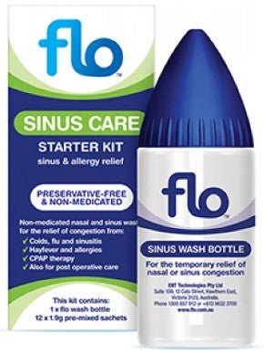 Flo Sinus Care Starter Kit + 12袋 – Regents Park Pharmacy ONLINE