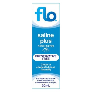 Flo Saline Plus Nasal Spray 30ml – Regents Park Pharmacy ONLINE