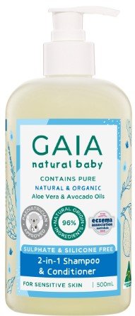 GAIA Natural Baby 2 in 1 Shampoo & Conditioner 500mL – Regents Park ...