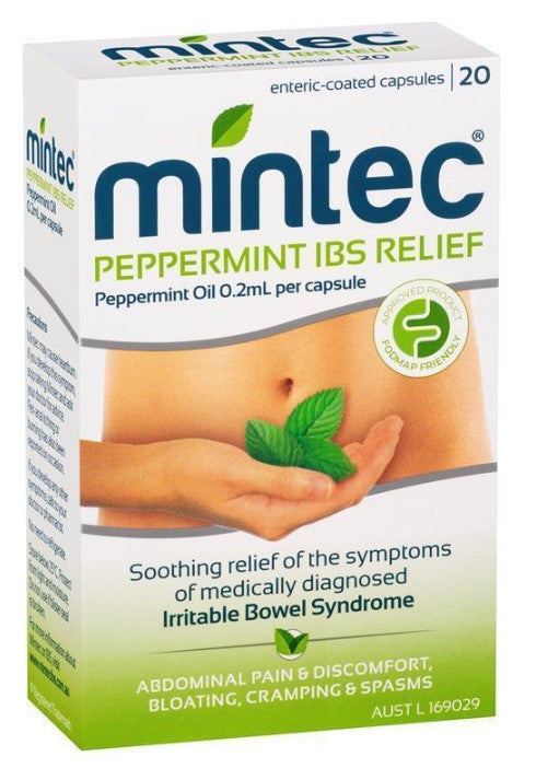 Mintec IBS Relief Capsules 20 – RPP ONLINE