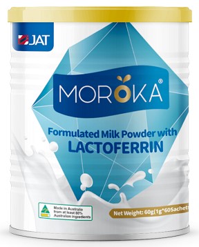 Moroka Formulated Milk Powder with Lactoferrin (1g x 60 Sachets) 60g ...