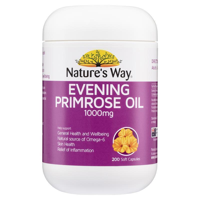 Nature's Way Evening Primrose Oil 1000mg 200 Capsules – Regents Park ...