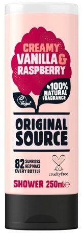 Original Source Vanilla & Raspberry Shower Gel 250ml – Regents Park ...