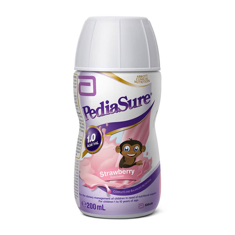 Pediasure Liquid พร้อมดื่มสตรอเบอร์รี่ 200ml (EXP: 30/06/2025 ...
