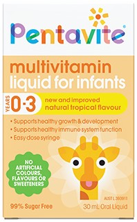 Pentavite Multivitamin Liquid for Infants 30ml – Regents Park Pharmacy ...