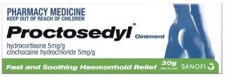 Proctosedyl Ointment 30g – Regents Park Pharmacy ONLINE