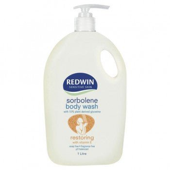 Redwin Sensitive Skin Sorbolene Body Wash Soap Free Pump 1L – Regents ...