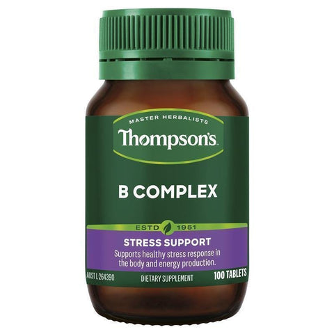 Thompson's B Complex 100 Tablets – Regents Park Pharmacy ONLINE