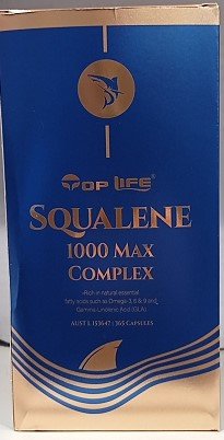 Top Life Squalene 1000mg Max Complex 365 Capsules – Regents Park ...