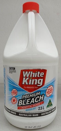 White King Premium Bleach Regular 2.5L – Regents Park Pharmacy ONLINE