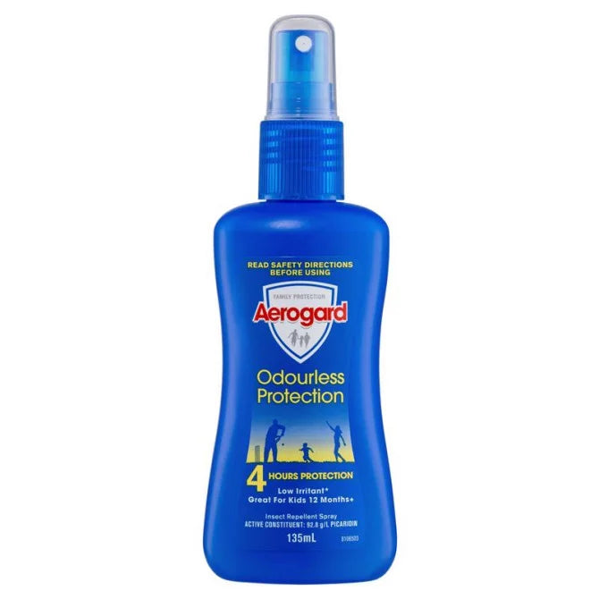 Aerogard Body Odourless Protection Insect Repellent Spray 135ml ...