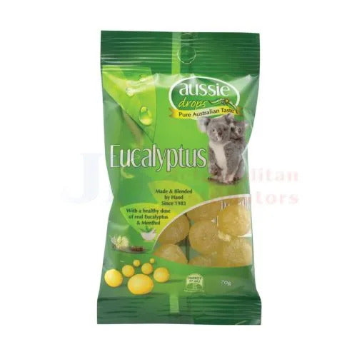 Aussie Drops Eucalyptus 70g – Regents Park Pharmacy ONLINE
