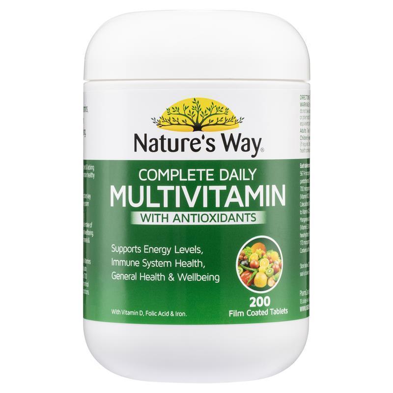 Nature's Way Complete Daily Multivitamin 200 Tablets – Regents Park ...