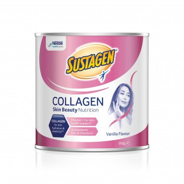 Nestle Sustagen Collagen Skin Beauty Nutrition Vanilla Flavour 910g ...