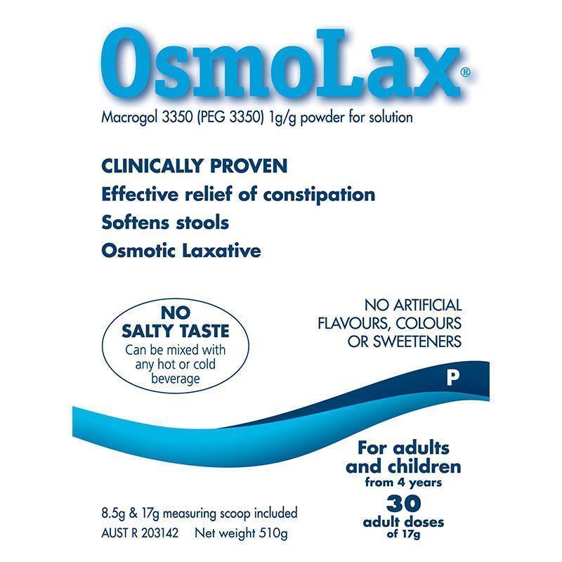 Osmolax Osmotic Laxative Powder 17g x 30 doses (510g) – Regents Park ...